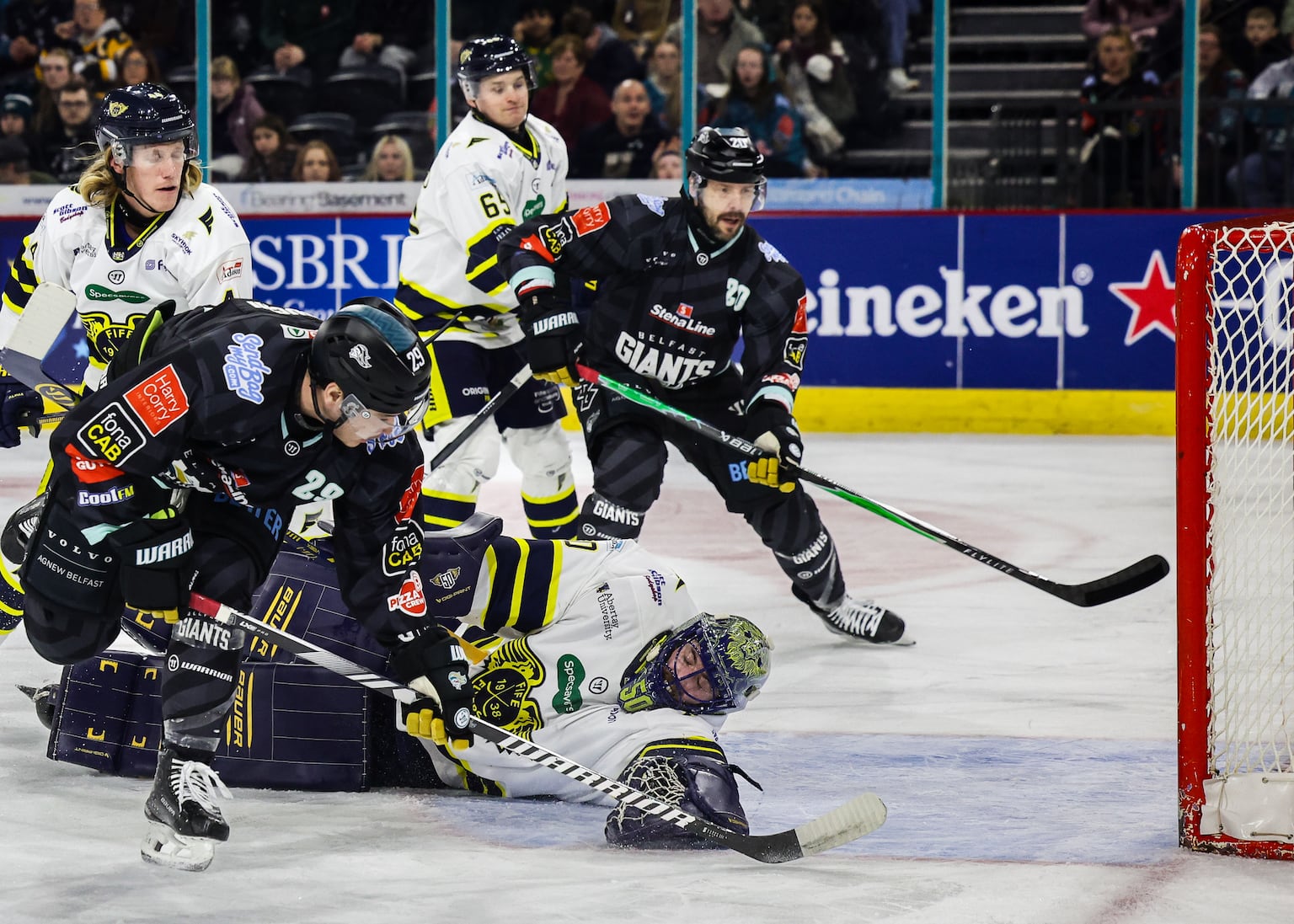 Belfast Giants edged out in shootout as Fife Flyers deliver spirited ...