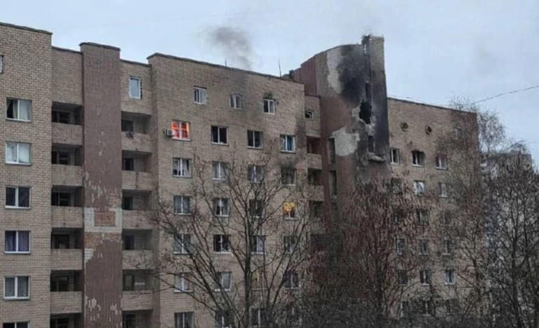Russian attack damages education ministry building and student ...