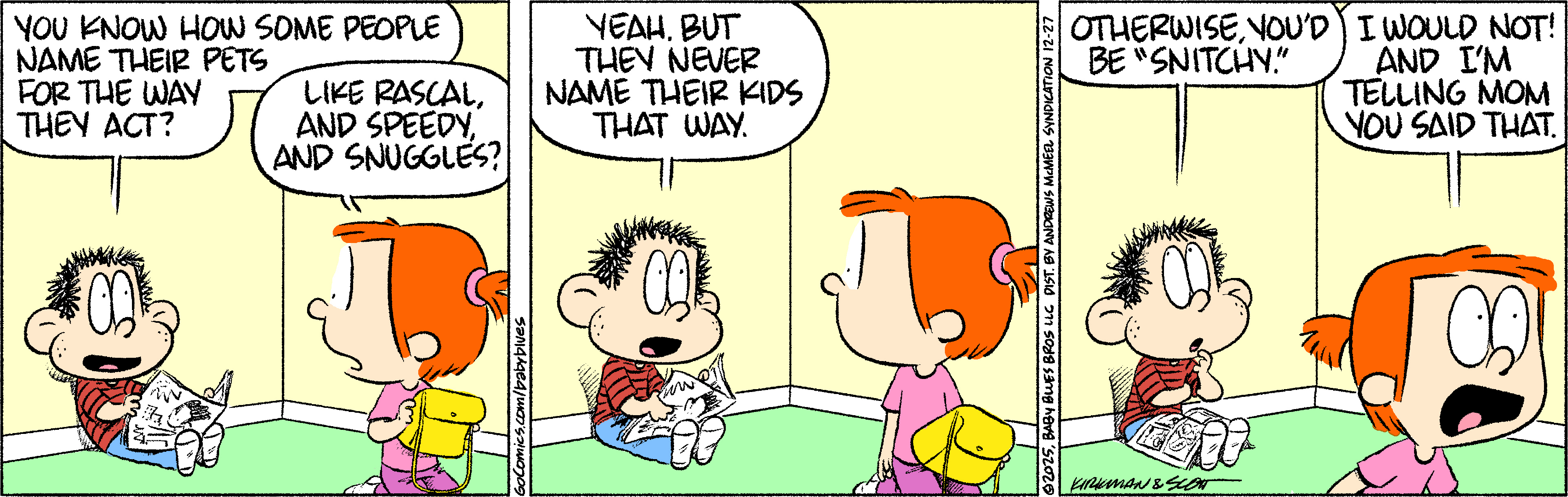Baby Blues by Rick Kirkman and Jerry Scott