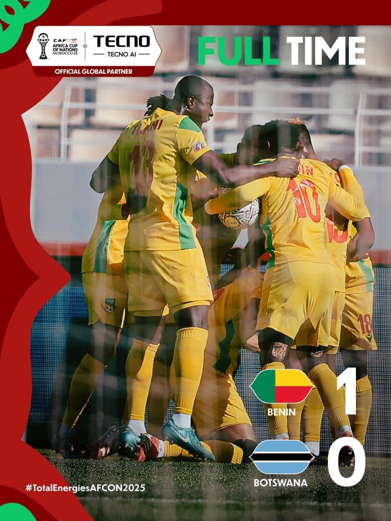 AFCON 2025: Historic Roche strike hands Benin first-ever AFCON victory