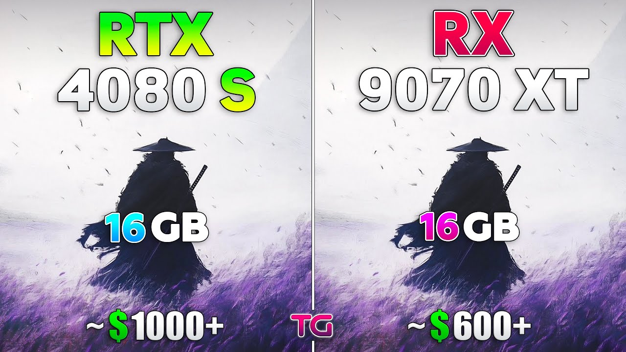 RX 9070 XT vs RTX 4080 SUPER - Test in 10 games | 1440p