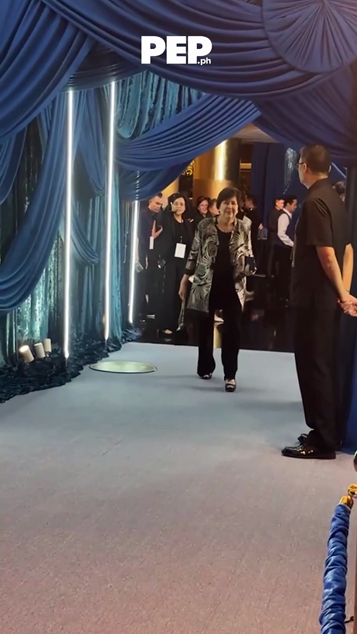 Boots Anson Roa-Rodrigo at the 51st MMFF Gabi ng Parangal blue carpet ...