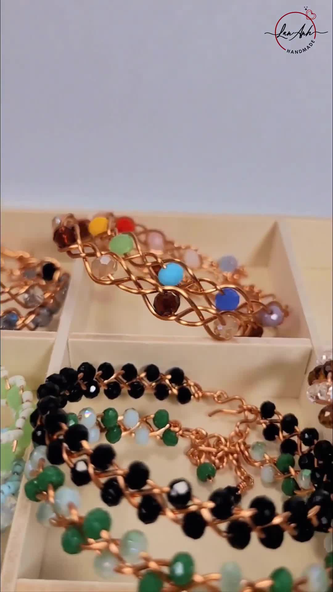 Bracelet making with beads | Basic 3-wire braid and different ...