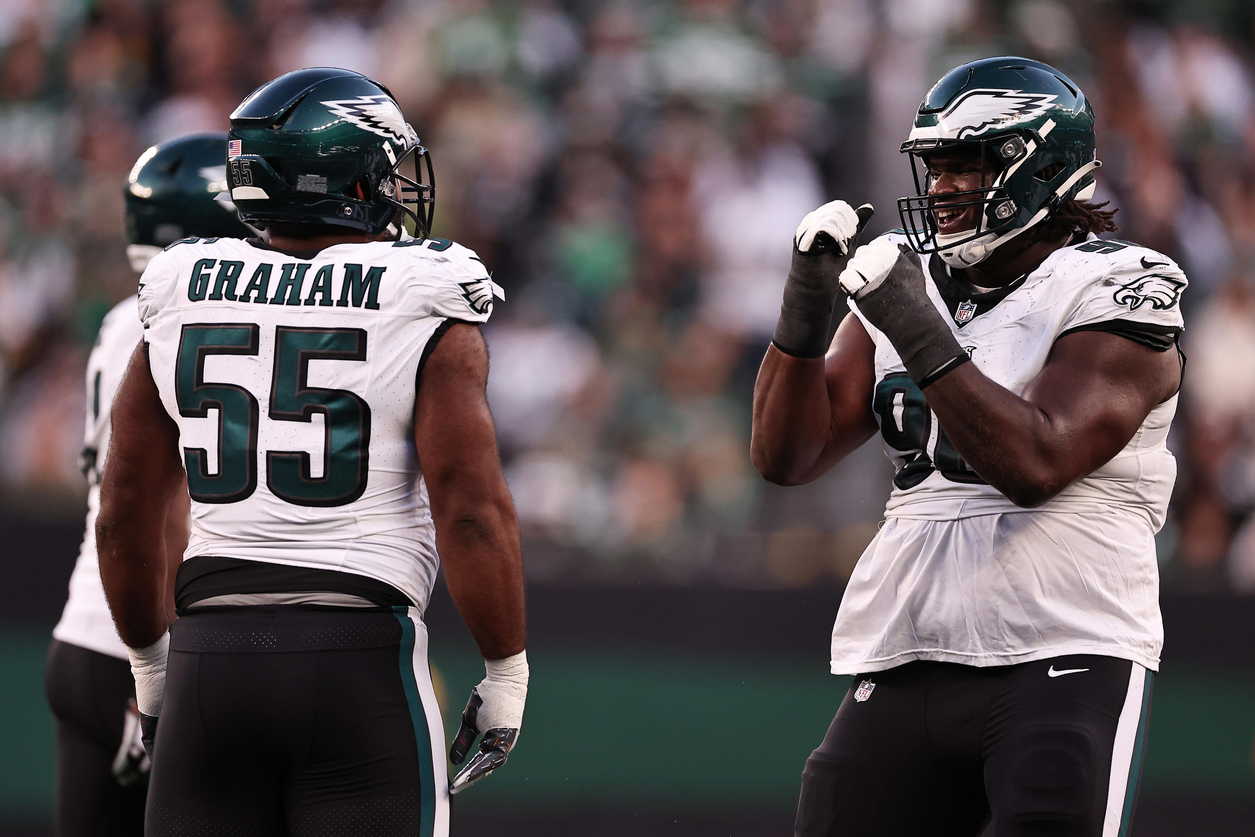 Brandon Graham offers Jordan Davis the highest possible compliment