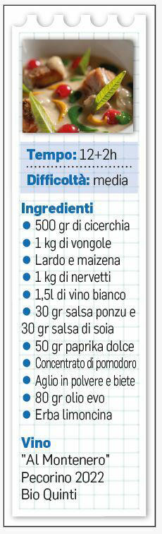 Cicerchia e nervetti, gnocchi e cervo in salmì, rollè di lepre e Saint ...