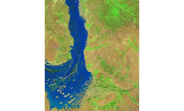 NASA satellite captures something strange blooming in Australia’s brown ...