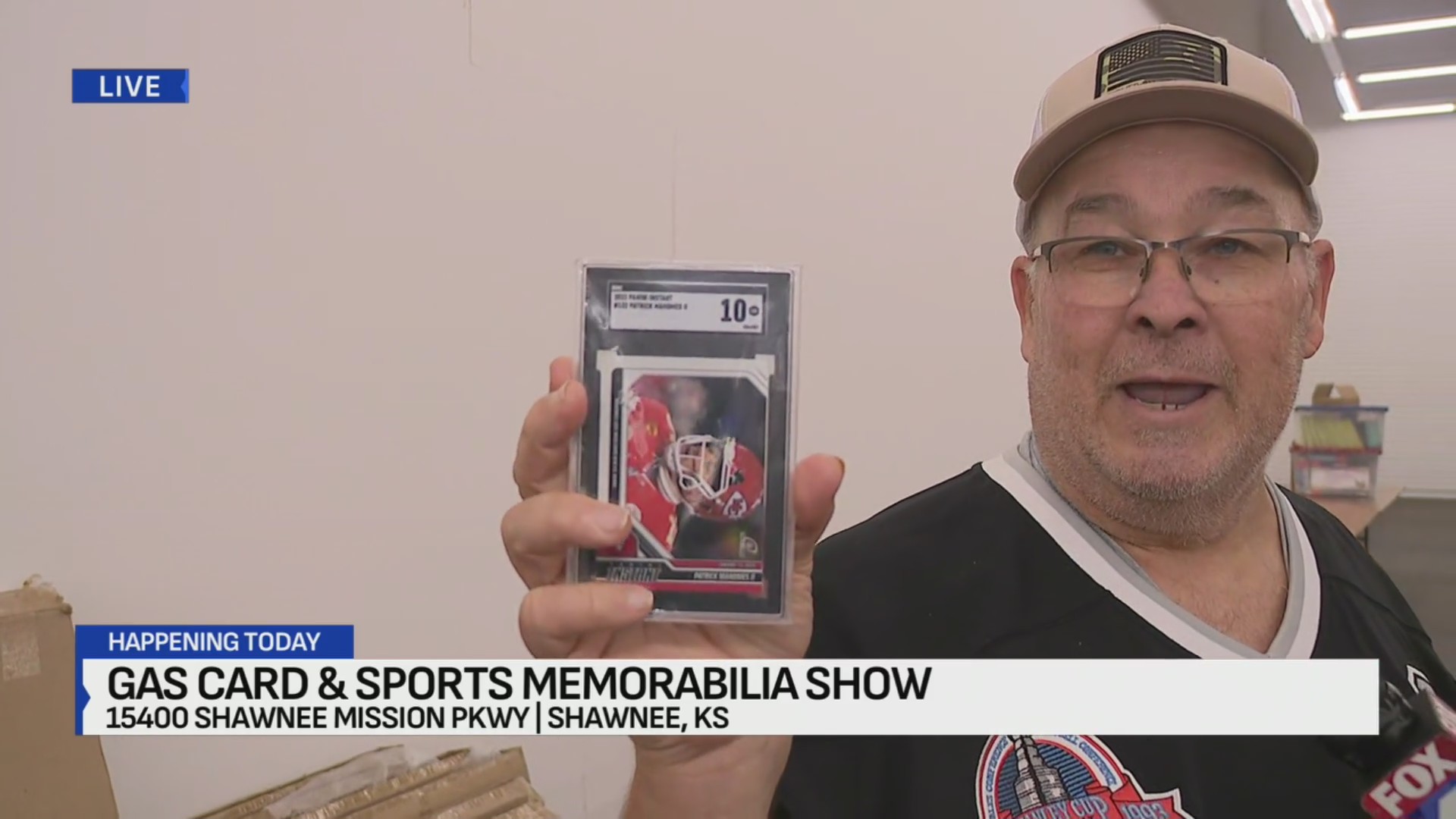 Unique memorabilia card show in Shawnee brings dozens of vendors