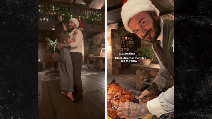 Brooklyn and Nicola Beckham ditch David and Victoria on Christmas