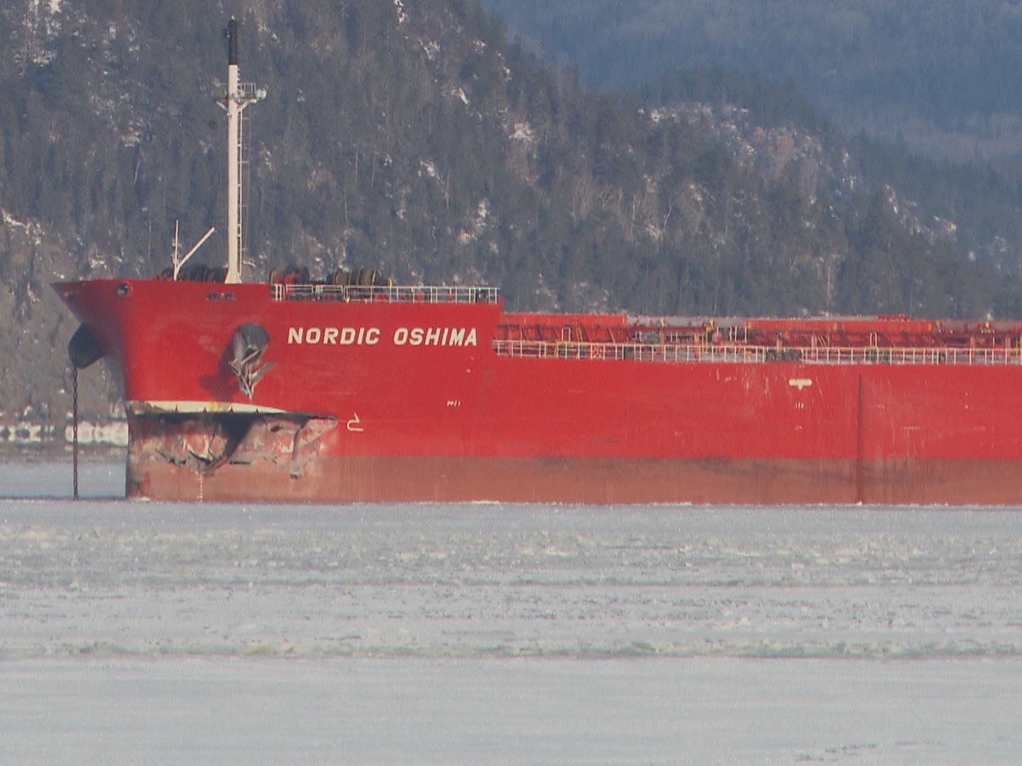 Dommages importants au quai Duncan de Rio Tinto à La Baie