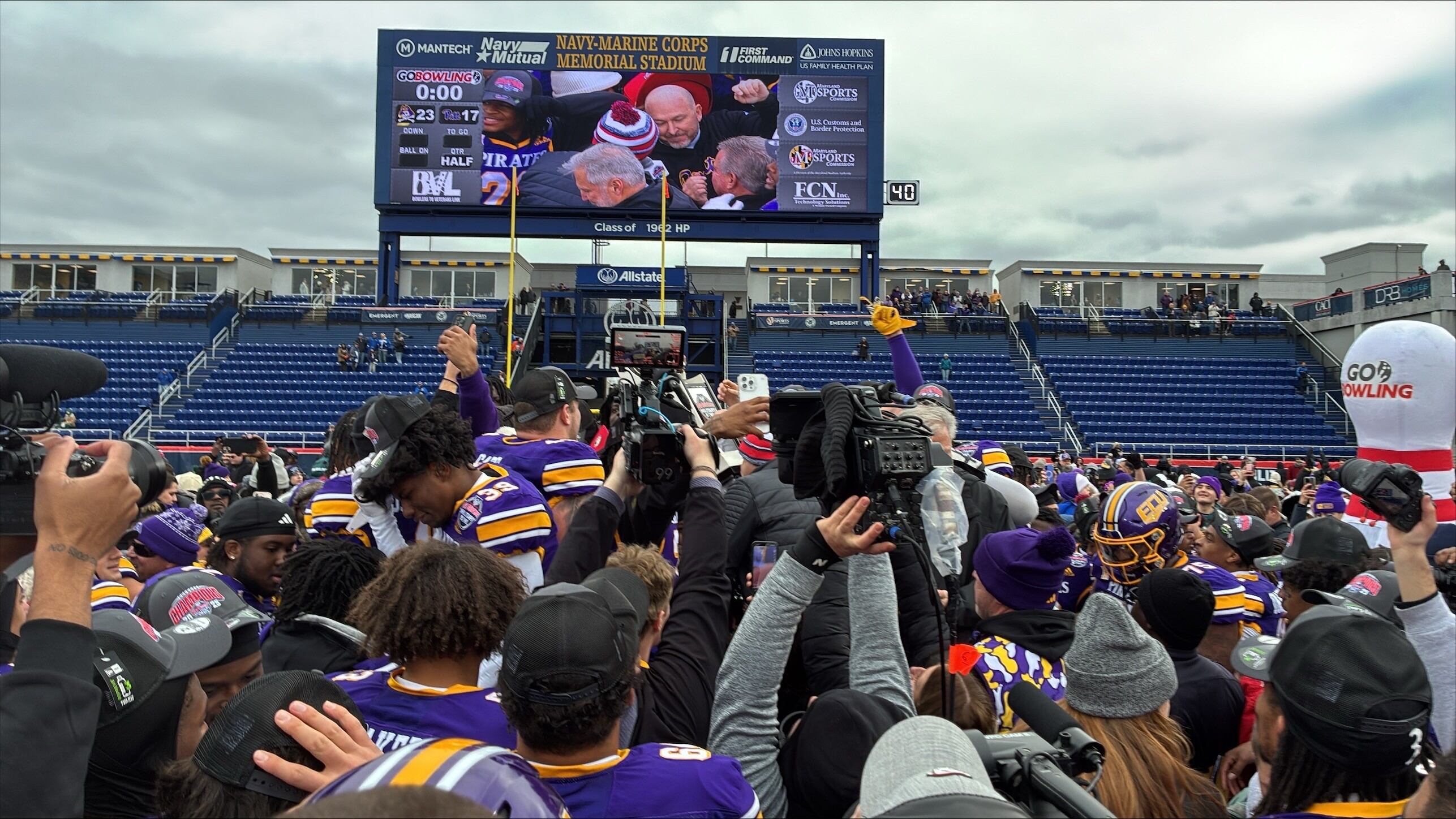 ECU repeats with 23-17 Military Bowl win over Pitt