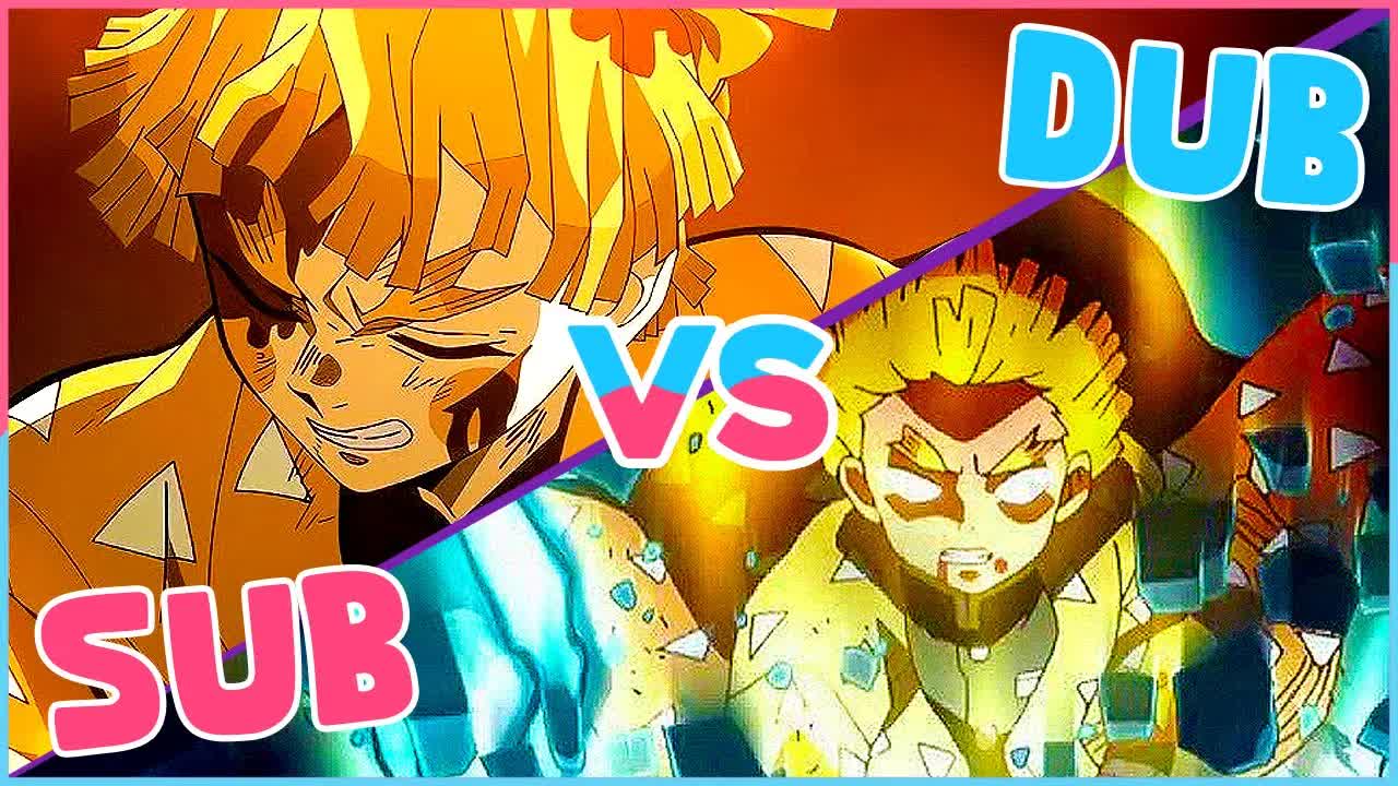 Demon Slayer | Normies decide: Sub vs dub - Zenitsu