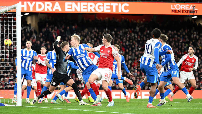 Arsenal player ratings vs. Brighton: Gunners survive late scare