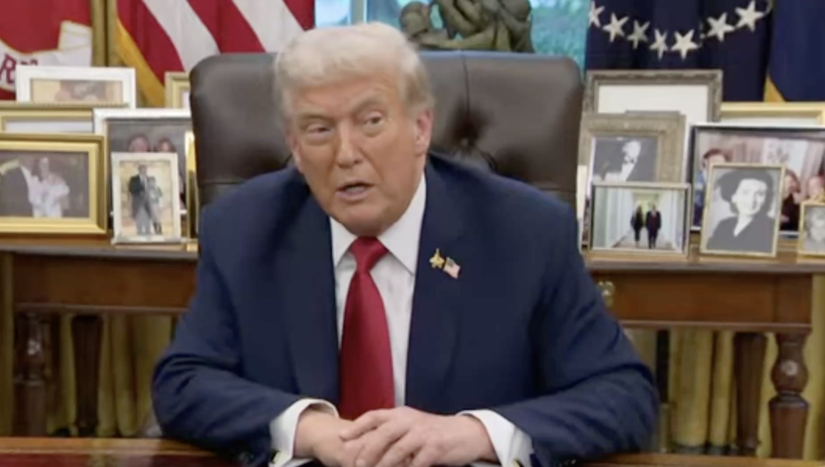 'Is she of relation to the late great Davy Crockett?': Trump proudly ...