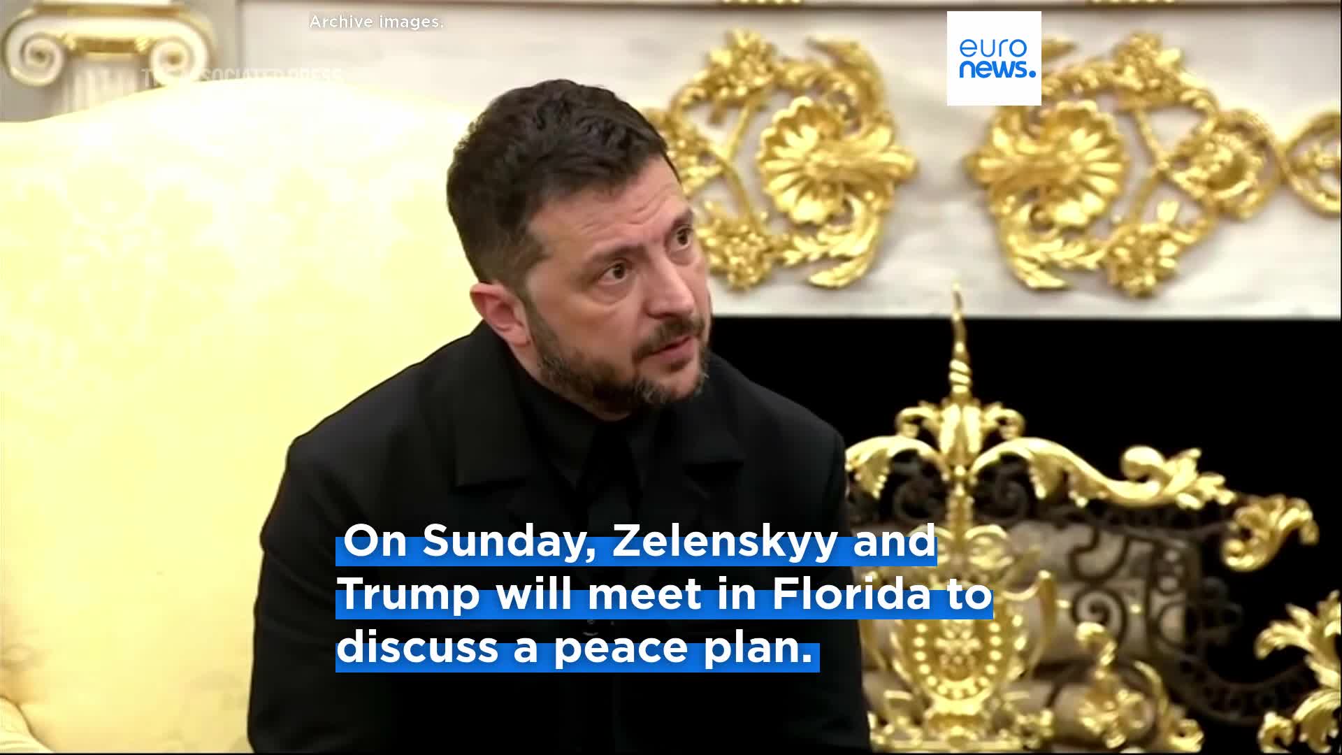 Ukrainian President Zelenskyy travels for talks with Trump in Florida