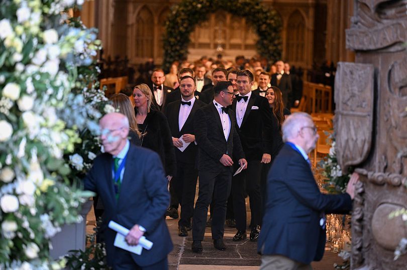 Guest compares Adam Peaty and Holly Ramsay's wedding to 'hospital ...