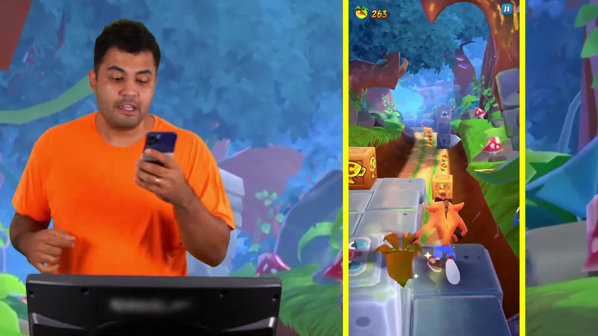 Se parar de correr, perde