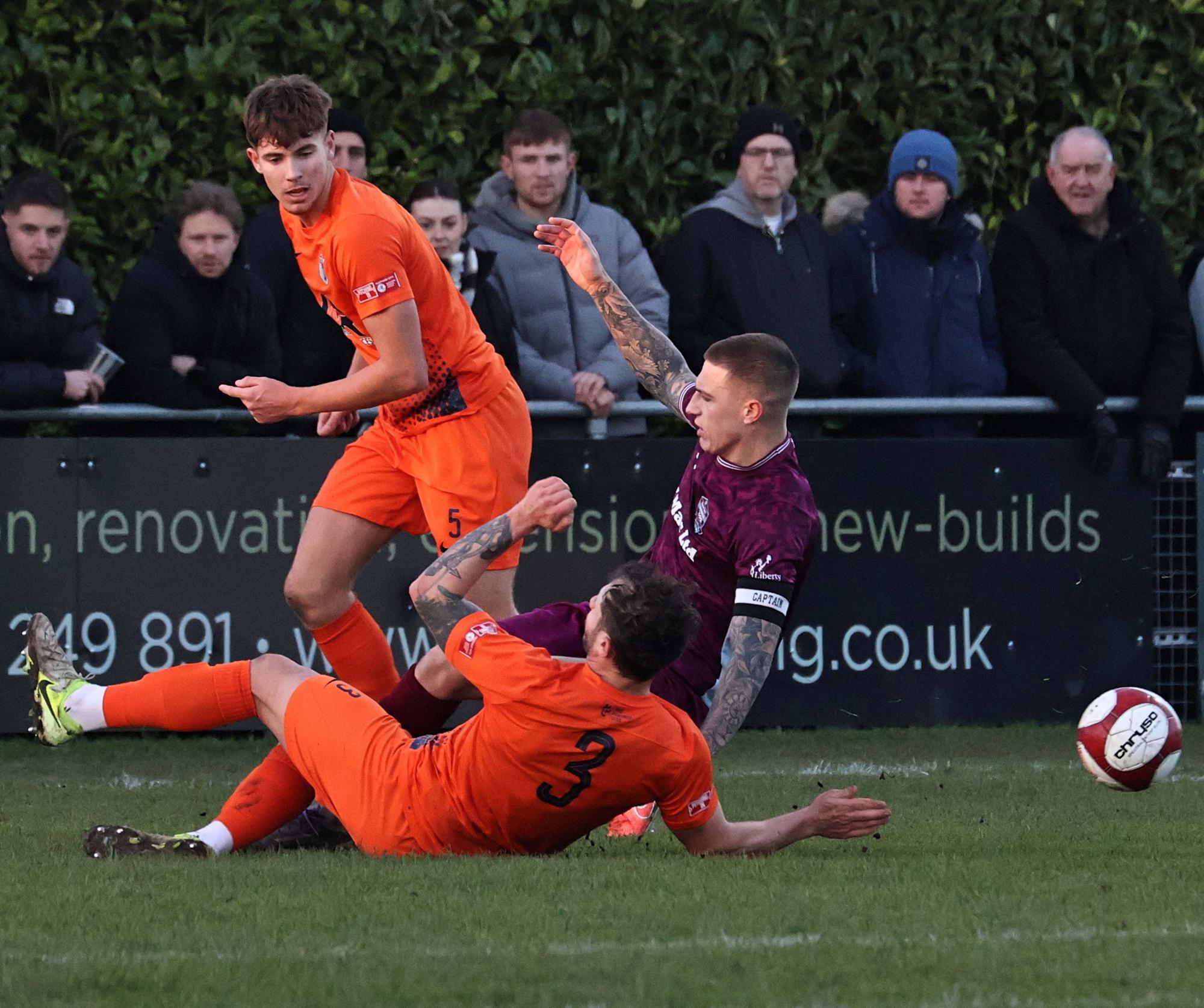 Spalding United made short work of Stamford AFC, derby day bragging ...