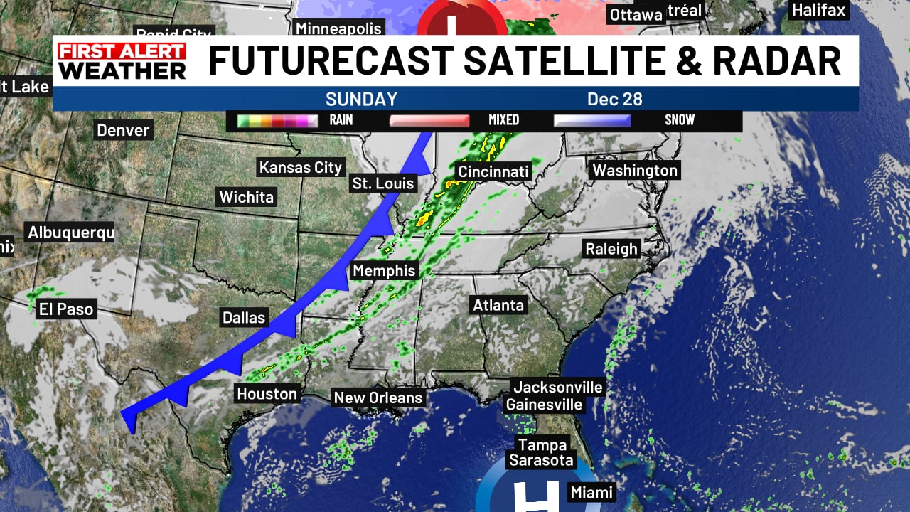 Cold front brings chilly weather by Tuesday