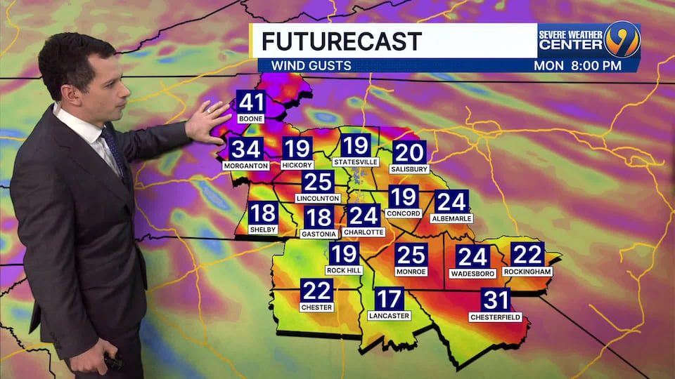 Saturday night's forecast with meteorologist Joe Puma