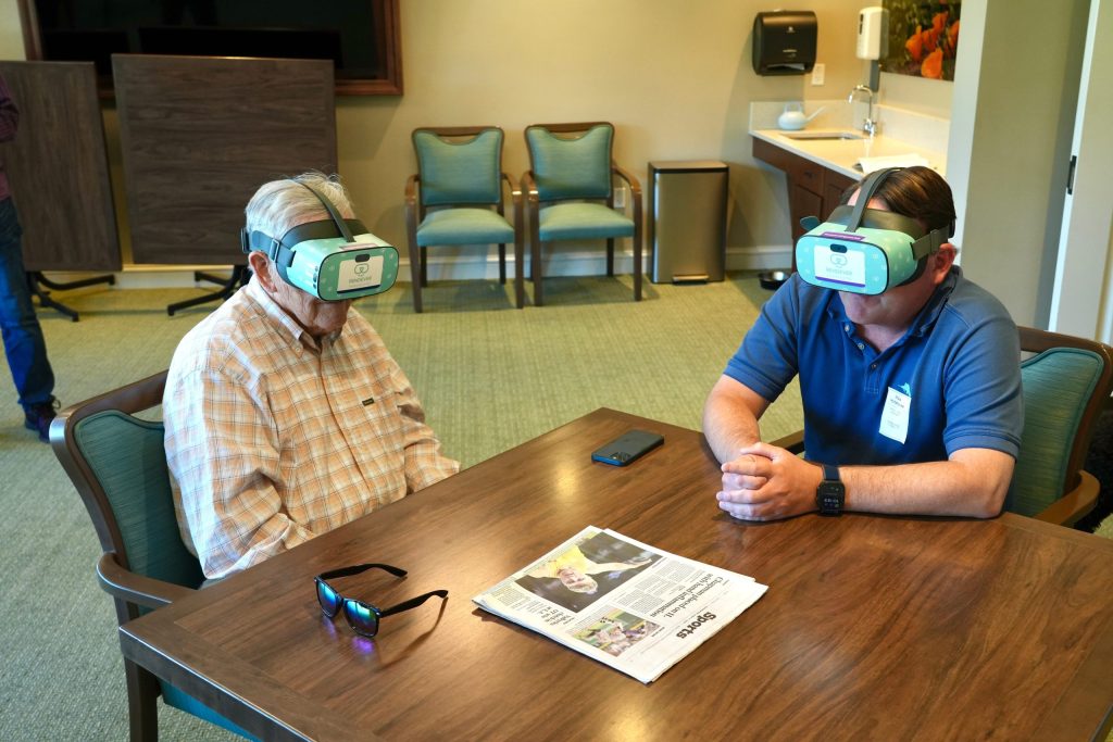 Virtual reality opens doors to closer real-life connections for older ...