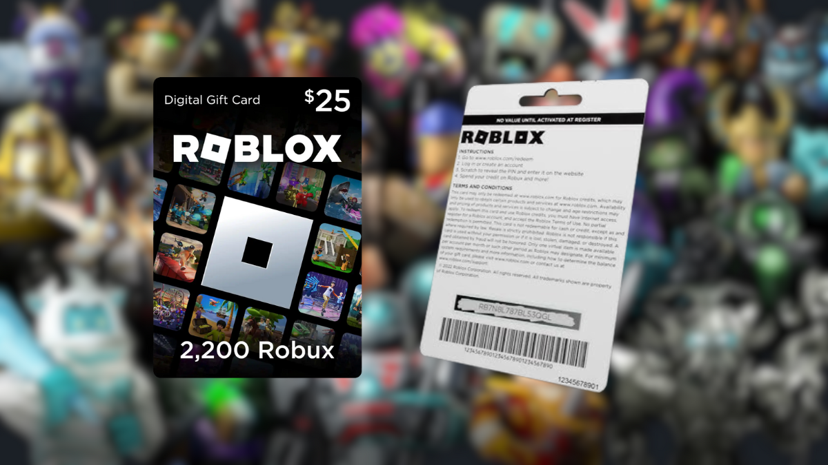 How do you redeem a Roblox gift card?