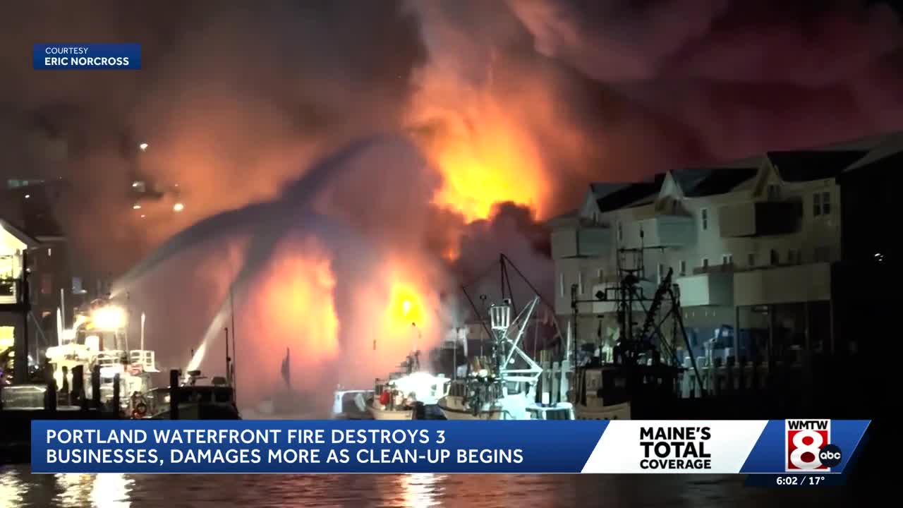 Investigation into Custom House Wharf fire in Portland