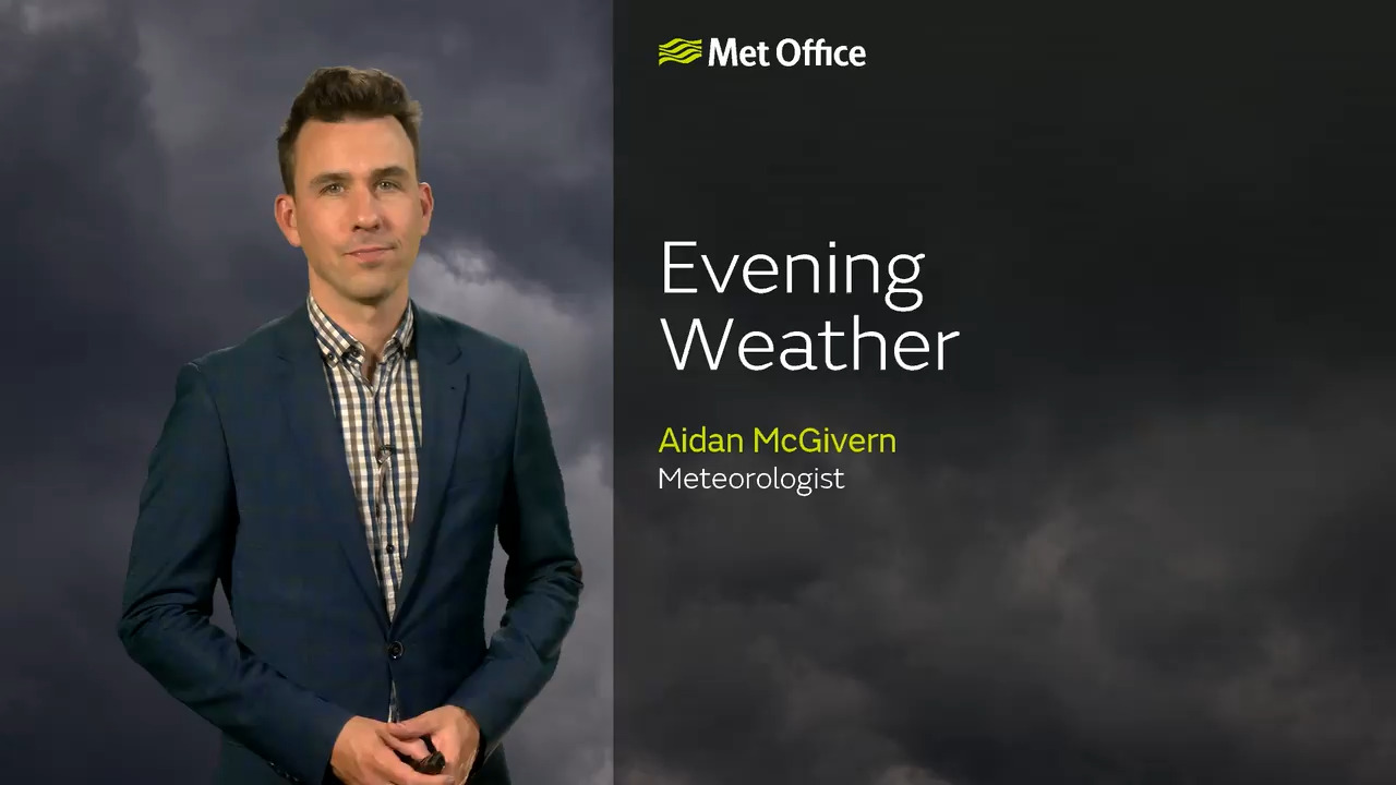 Met Office Friday evening weather forecast 03/10/2025