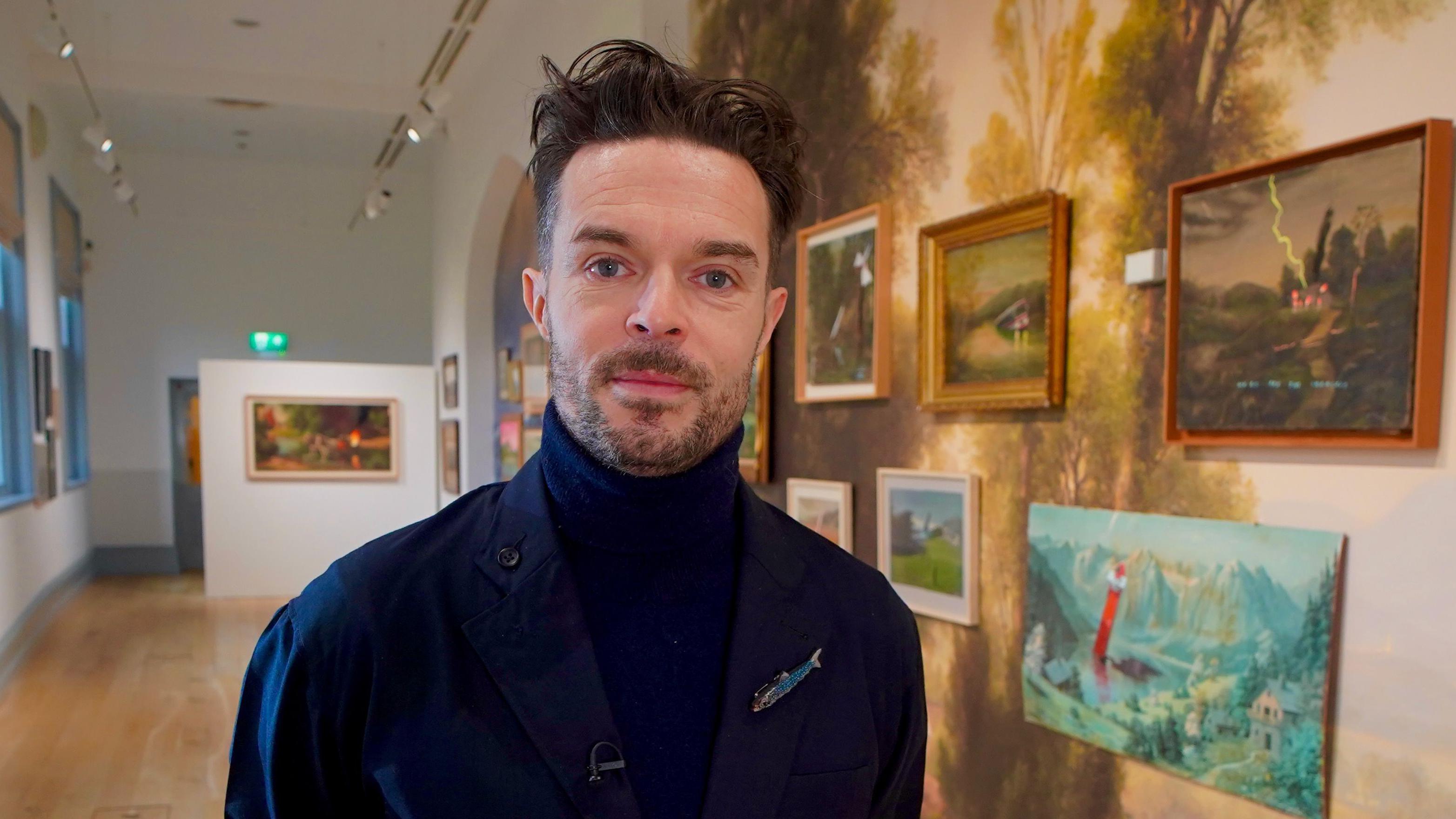 Artist Oliver Jeffers 'loves being home' as he returns with new exhibition