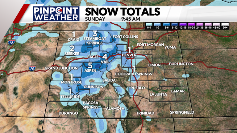 Denver weather: Turning much colder with scattered light snow Saturday ...