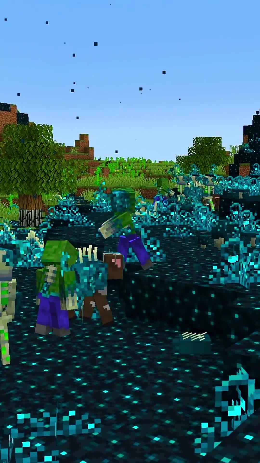 Un apocalipsis de la dimensión de Sculk en Minecraft