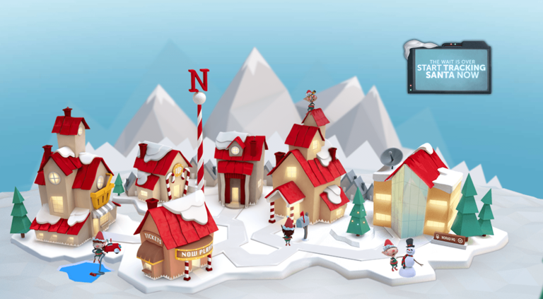 Where is Santa right now? He’s not far away…