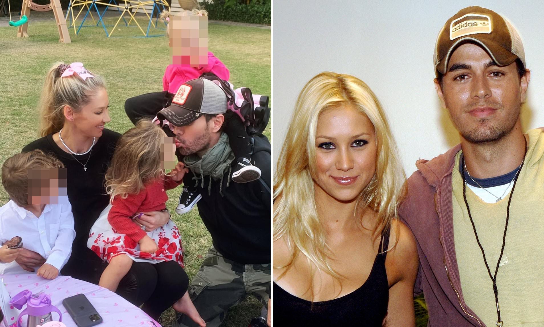 Anna Kournikova 'floating on air' after welcoming fourth child at 44 with Enrique Iglesias