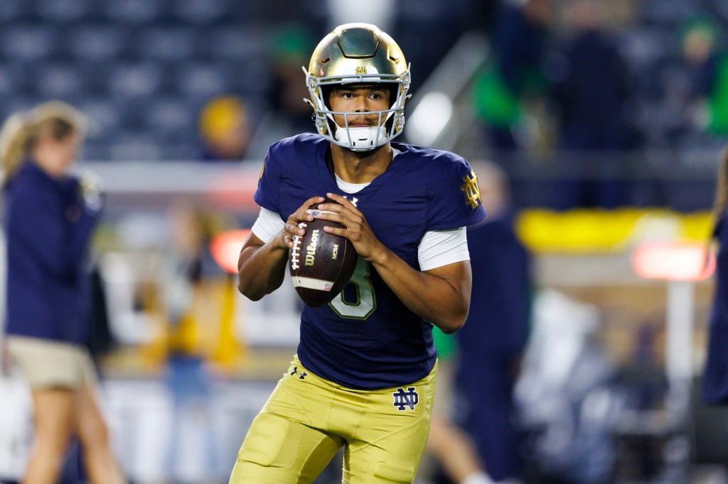 Notre Dame QB Kenny Minchey receives intriguing transfer portal prediction