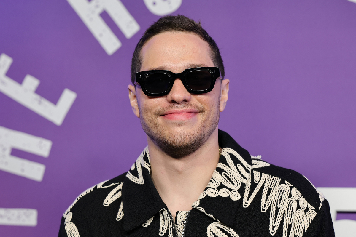 Pete Davidson gets flustered over reminder of Kim Kardashian romance!