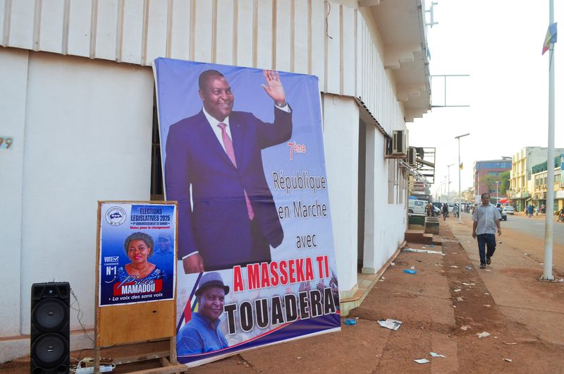 Central African Republic votes, Russia ally Touadera seeks third term