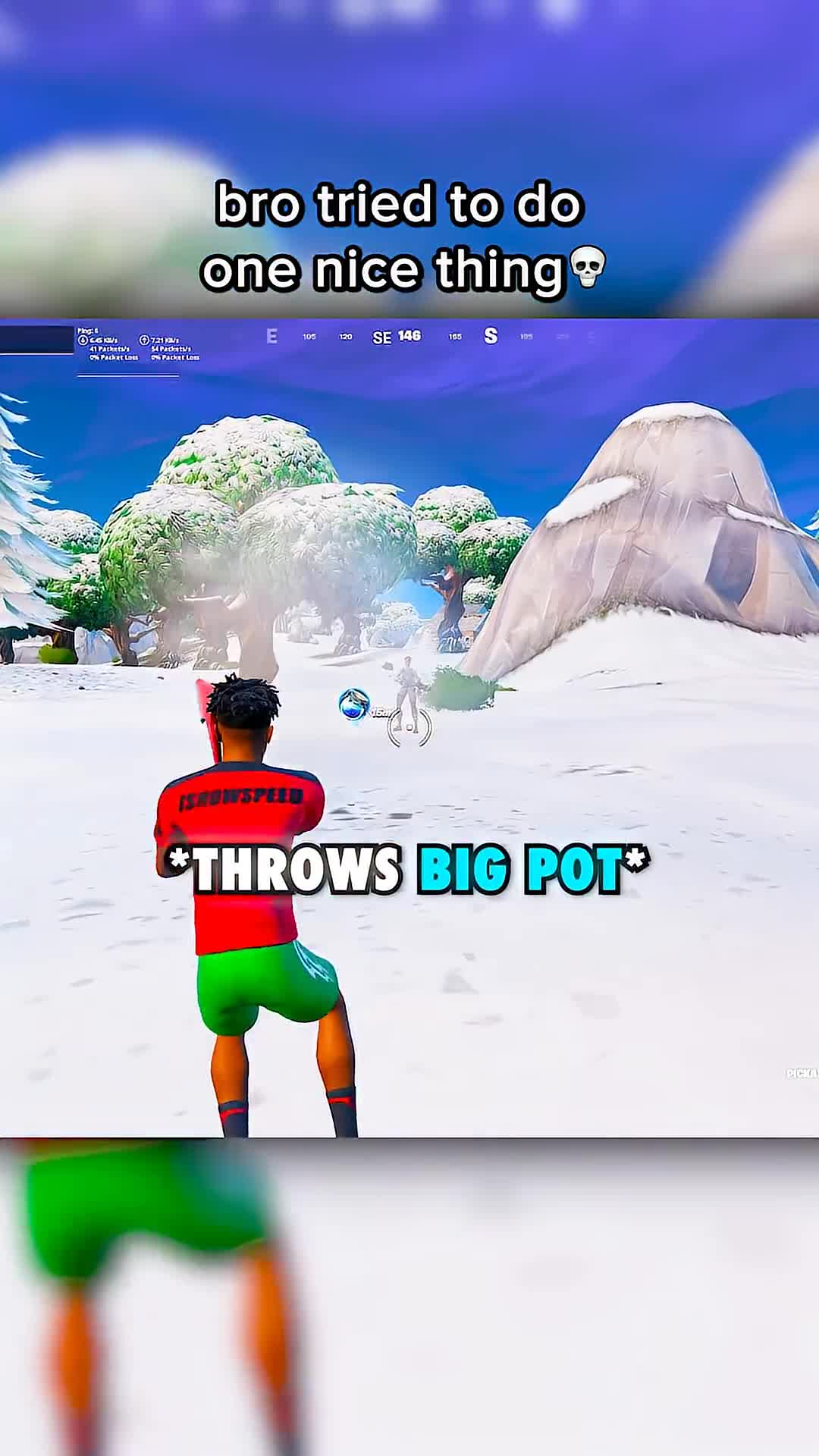 Speed icon skin in Fortnite