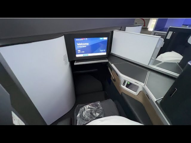 Flying business class on British Airways Boeing 777