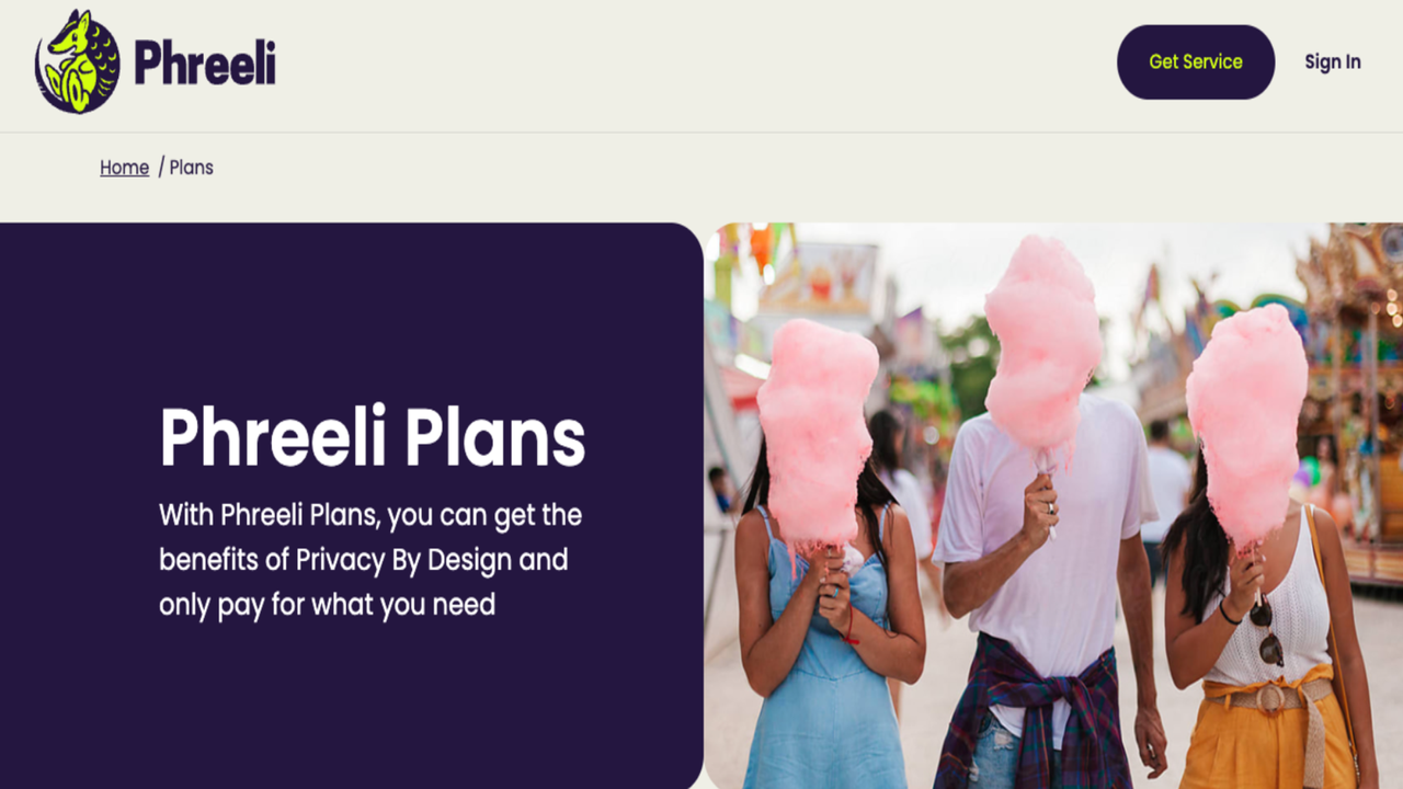 Phreeli offers unlimited talk, text, data, and hotspot usage with privacy