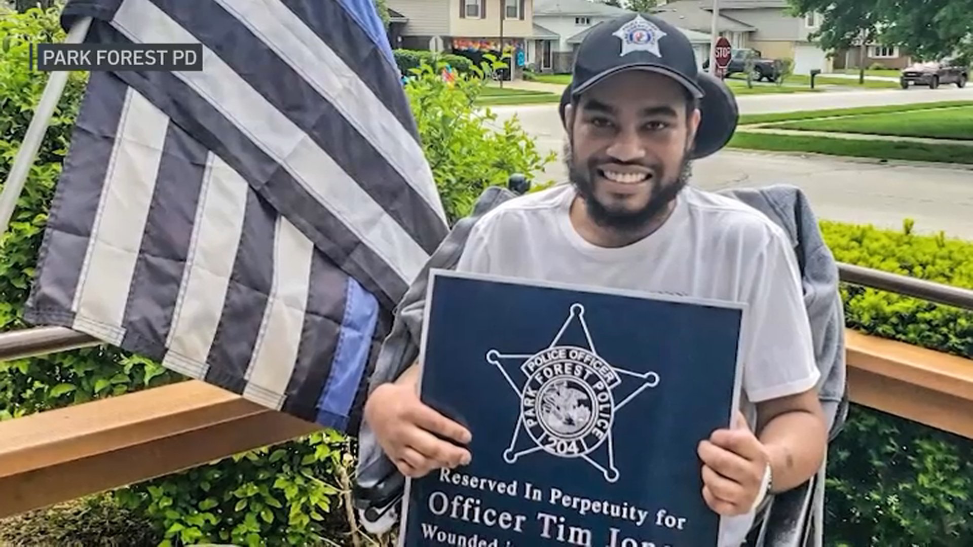 'My hero:' Community celebrates life of Park Forest detective Tim Jones