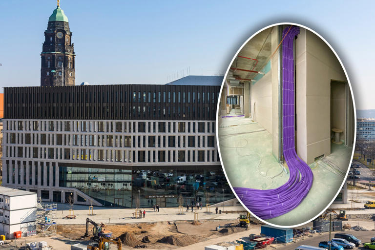 Für Besucher unsichtbar: 660 Kilometer Kabel halten neues Stadtforum am ...