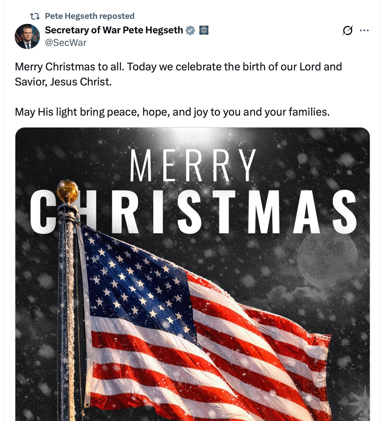 Trump admin accused of violating First Amendment with Christmas posts
