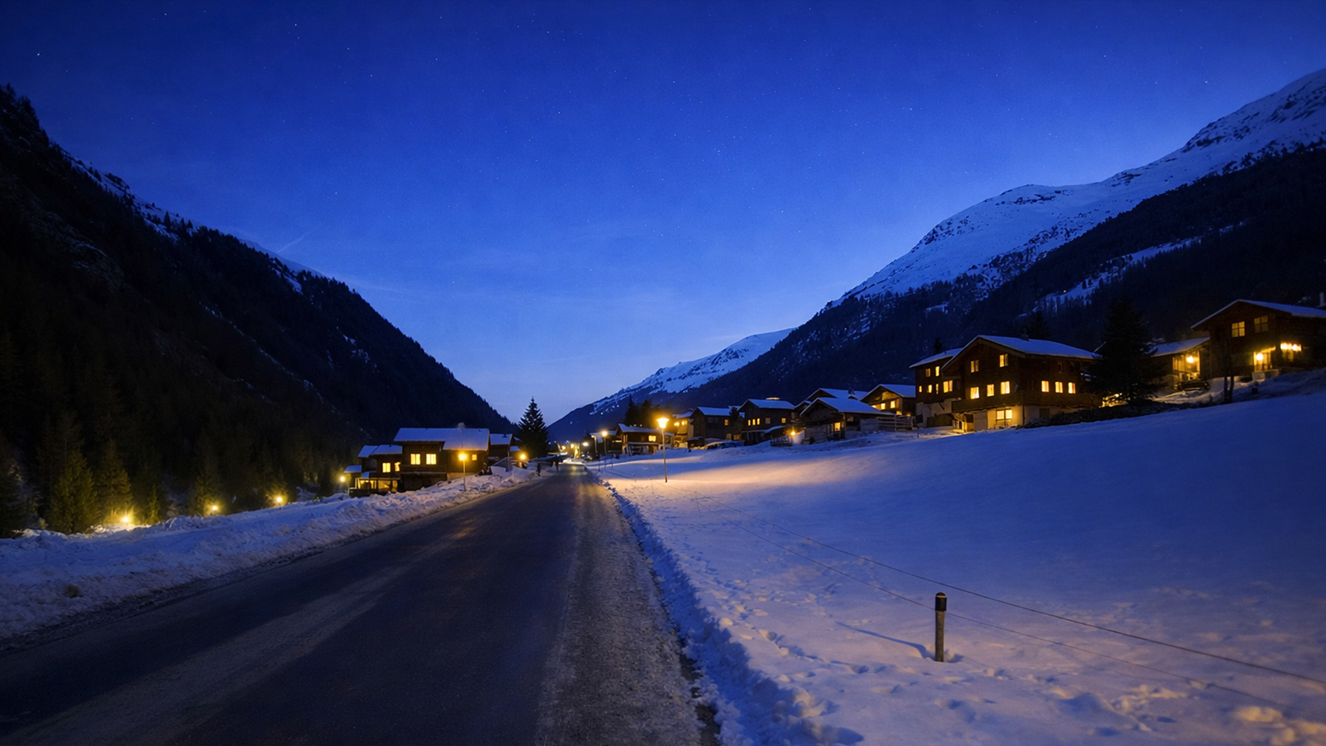 Zinal Switzerland: Snowy alpine village at Christmas (4K)