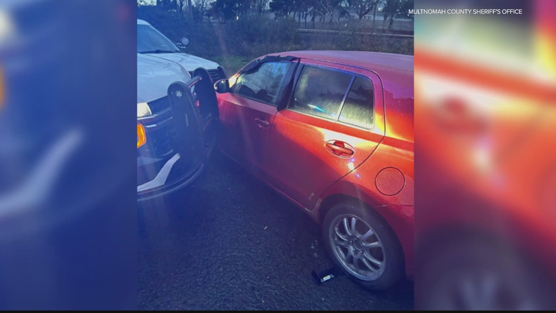 Man arrested for allegedly ramming patrol cars in Portland