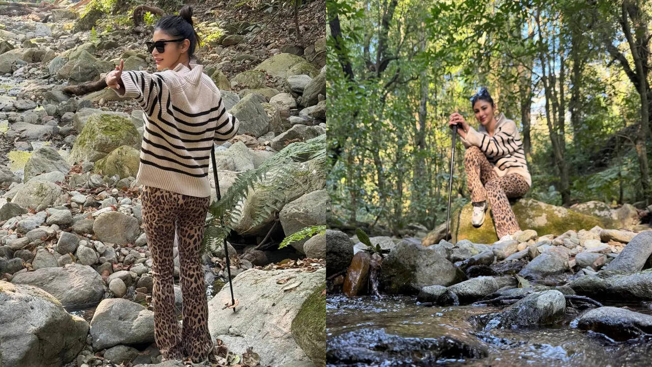 Mouni Roy recalls hearing leopard roar while trekking in jungle: We ran ...