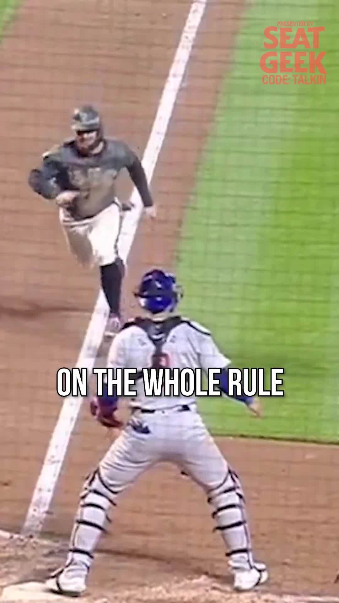 Trev thinks the blocking rules need to be changed #mlb #baseball #cubs ...