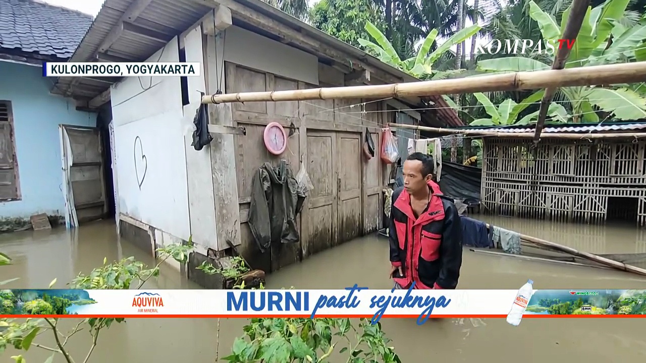Banjir rendam permukiman warga Kulonprogo: Air setinggi 1 meter masuk ...