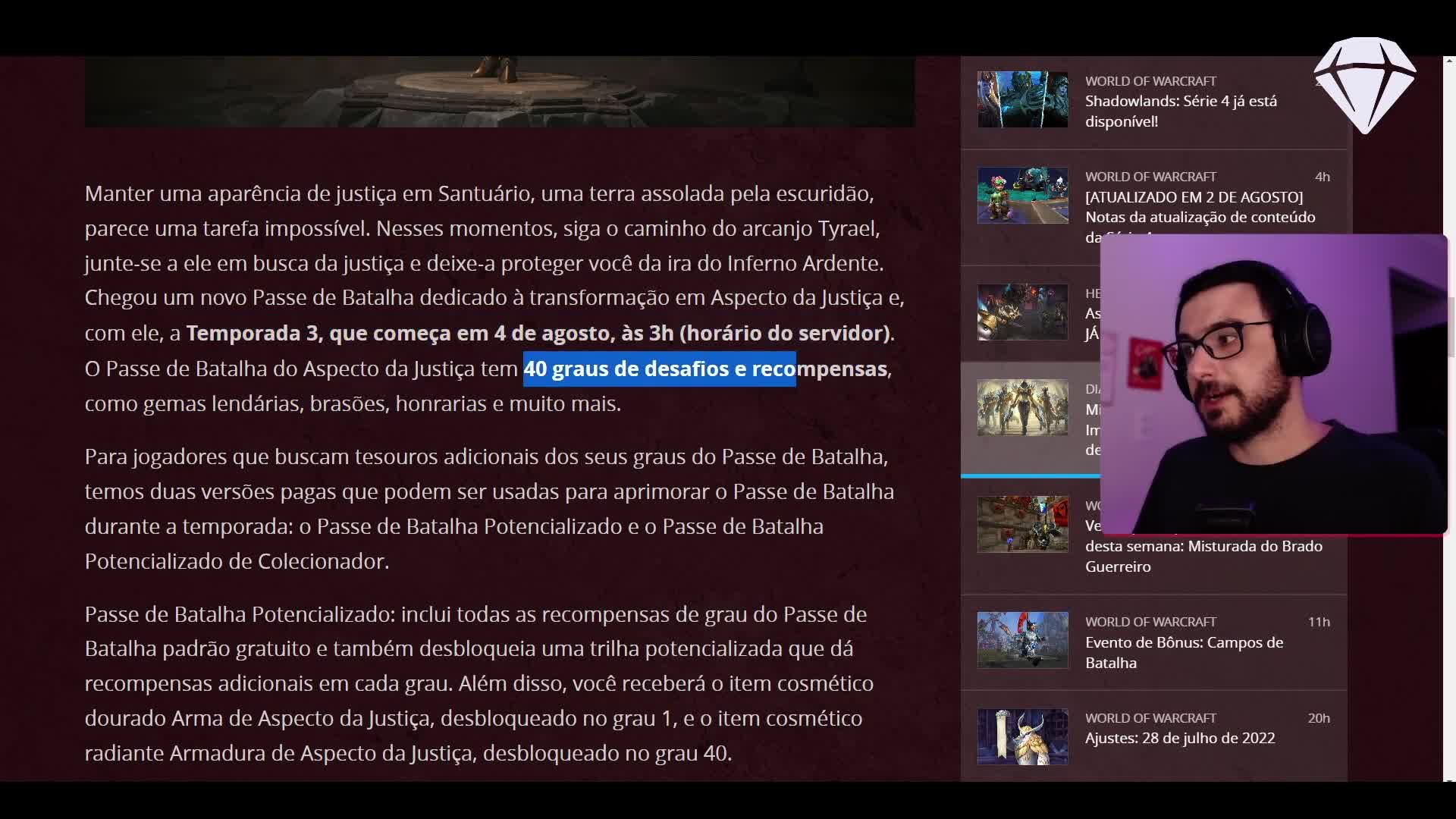 Novo world boss! Temporada 3 de Diablo Immortal