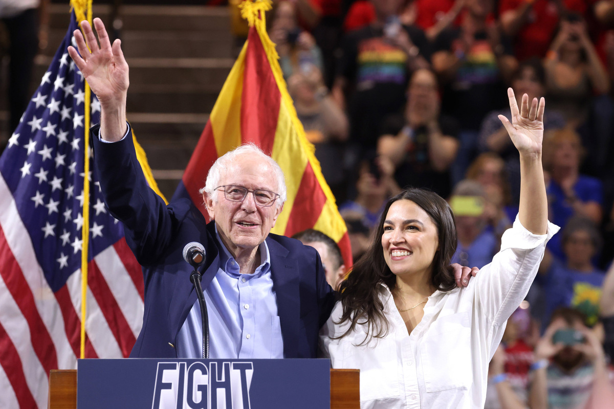 AOC and Bernie Sanders work to revitalize Democratic resistance against ...