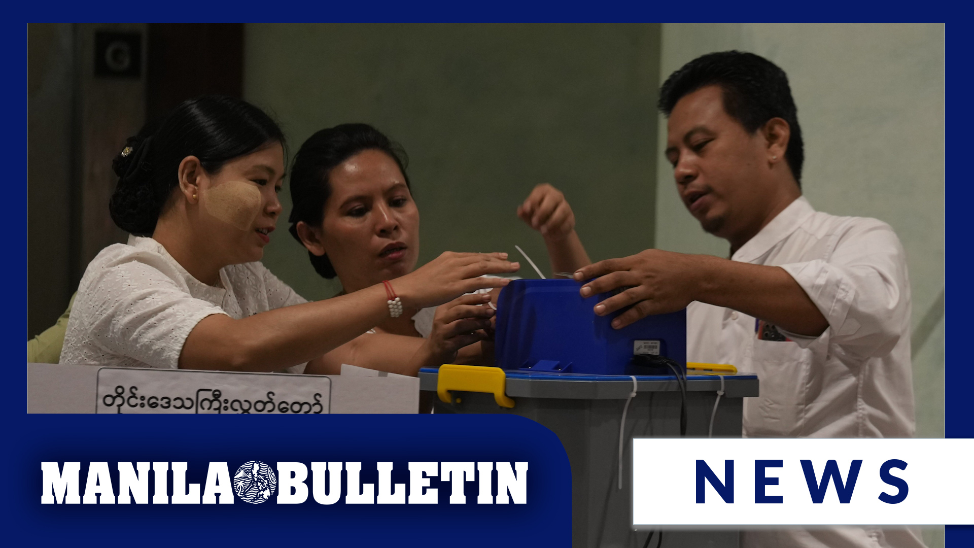 Polls open for military-ruled Myanmar's first election in 5 years