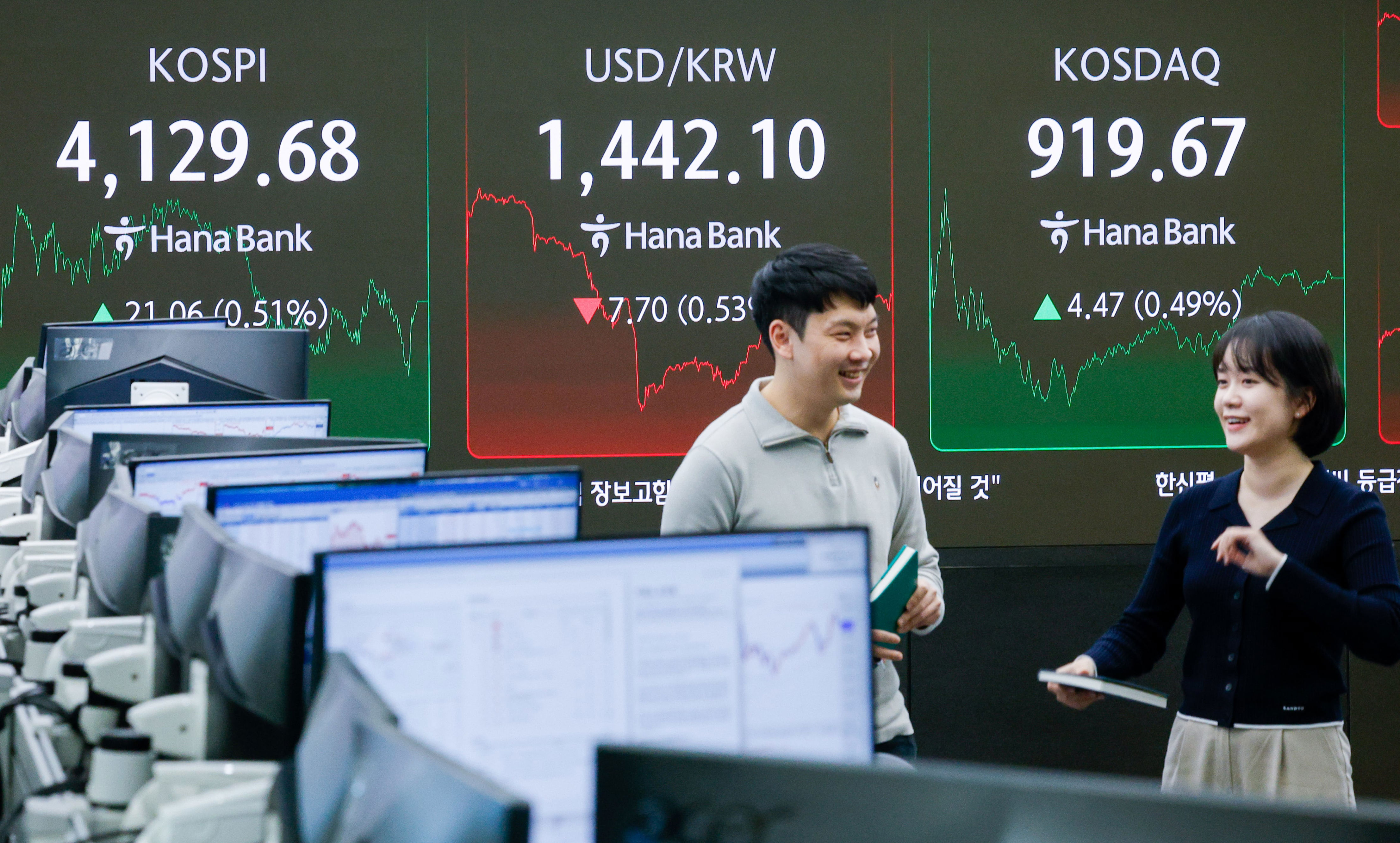 Won exchange rate 1,421.9 tops 1998 crisis level